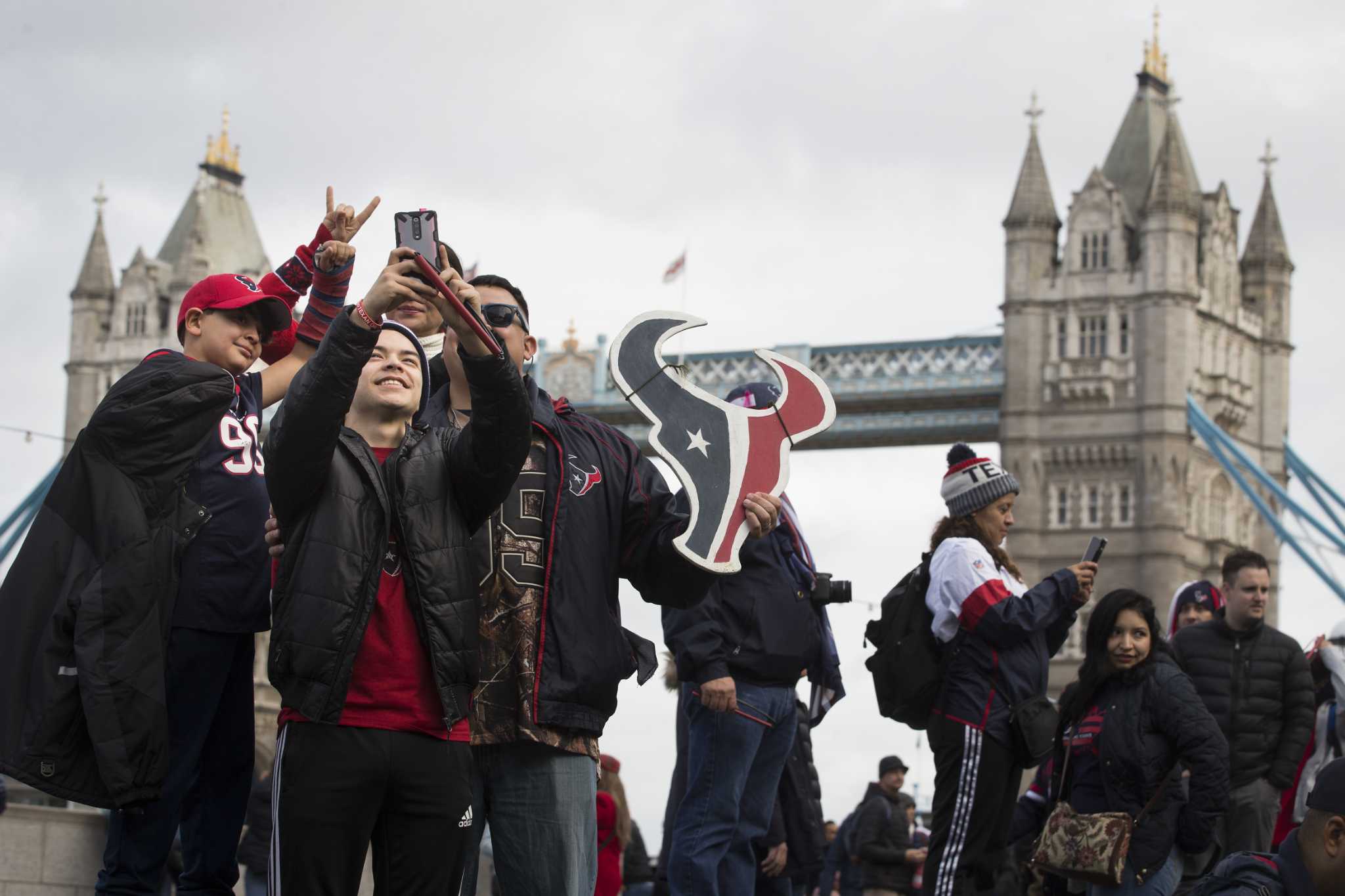 Texans fans in London