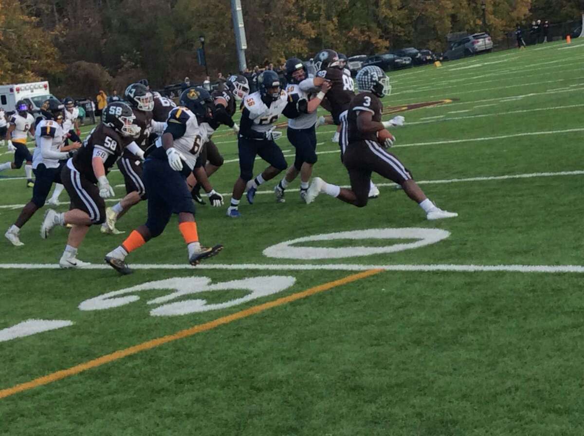 Brunswick football team topples Trinity-Pawling