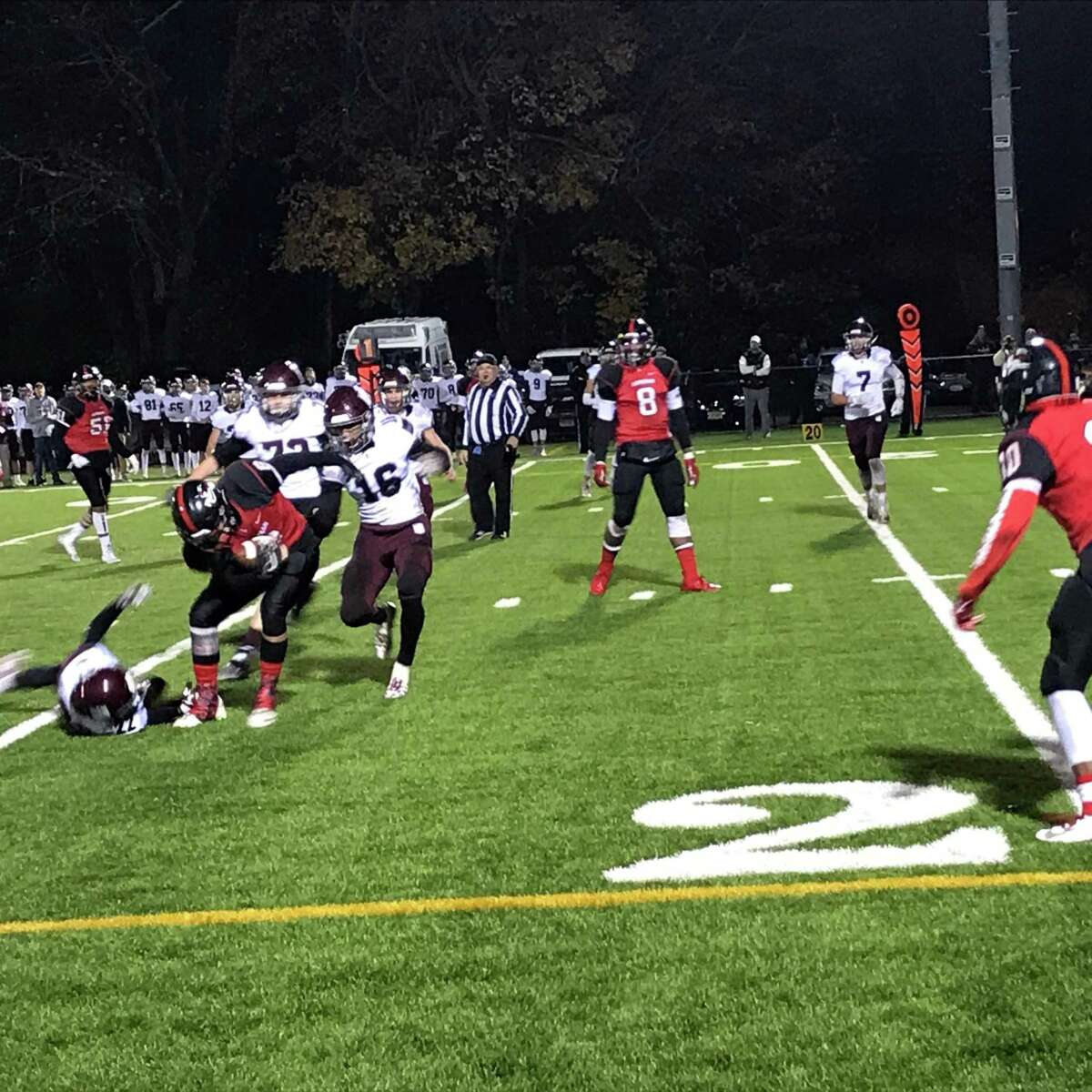 Hopkins football team edged by Long Island Lutheran in MIFL final