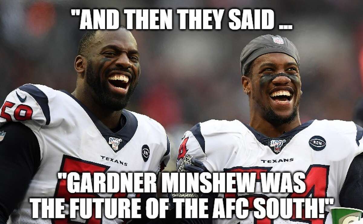 Memes celebrate Texans' win, mock Baker Mayfield