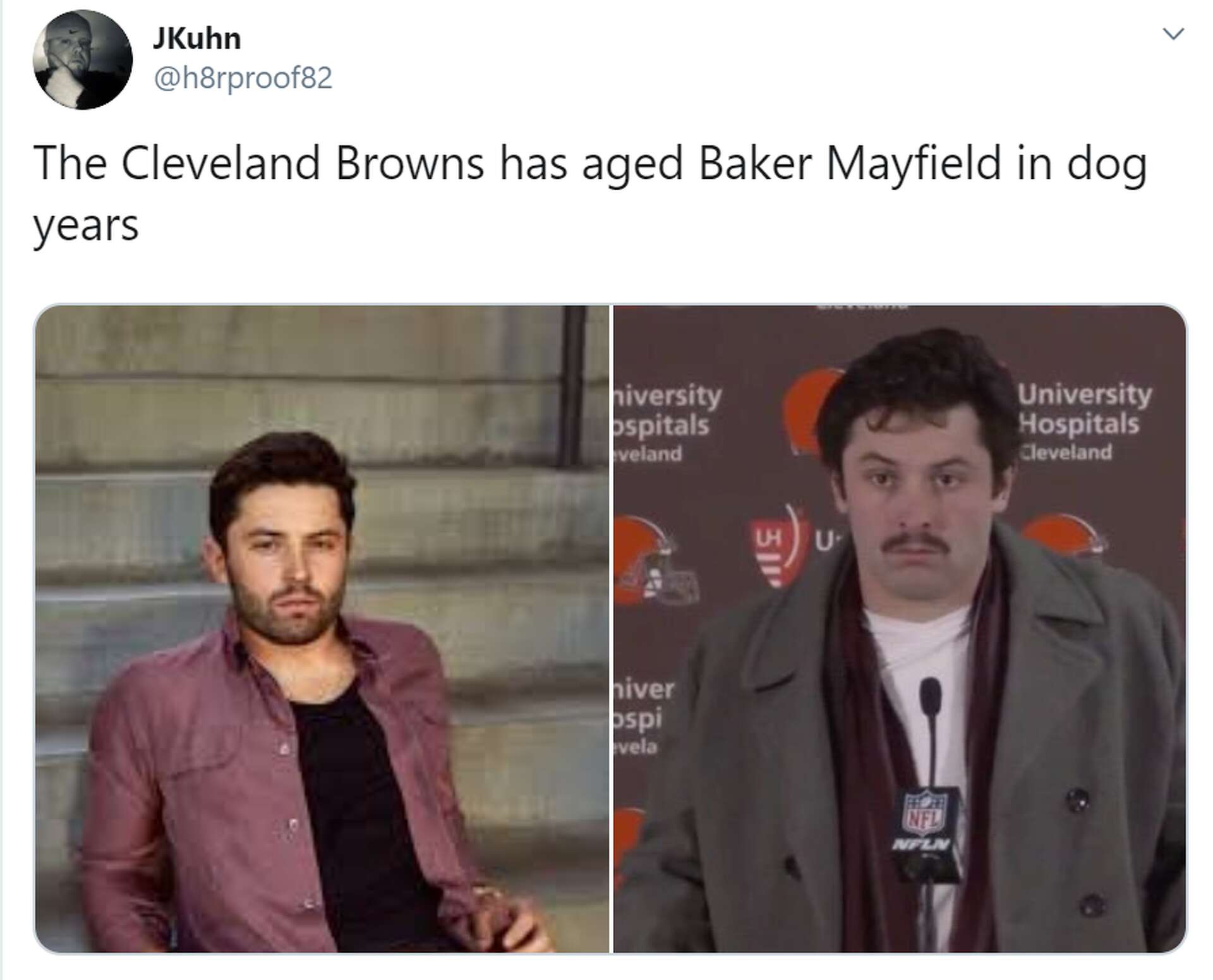 Memes celebrate Texans' win, mock Baker Mayfield