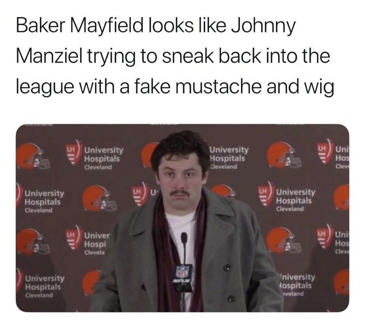 Memes celebrate Texans' win, mock Baker Mayfield