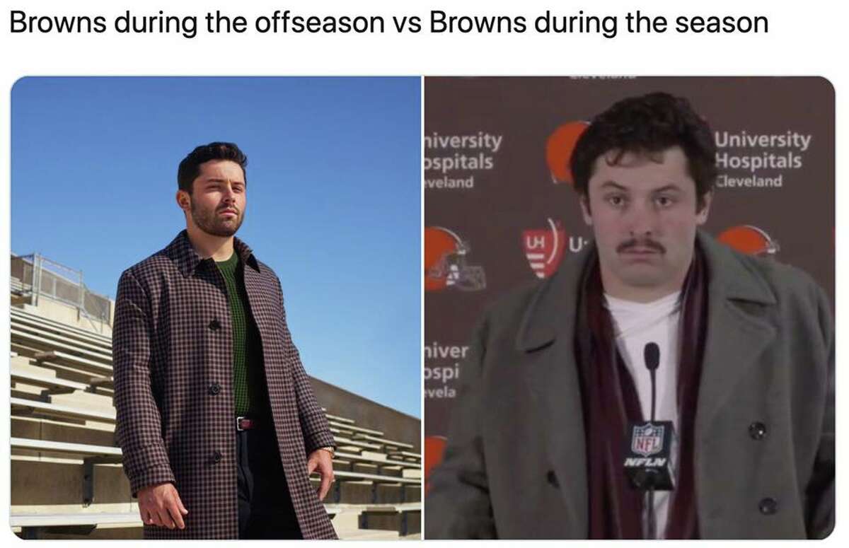 Memes celebrate Texans' win, mock Baker Mayfield