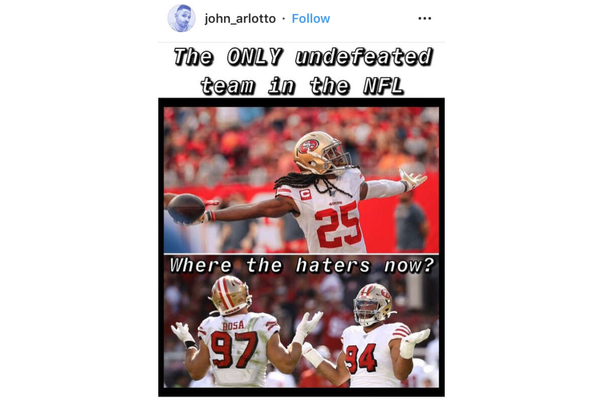 Memes cheer, mock 49ers as NFL's last undefeated team