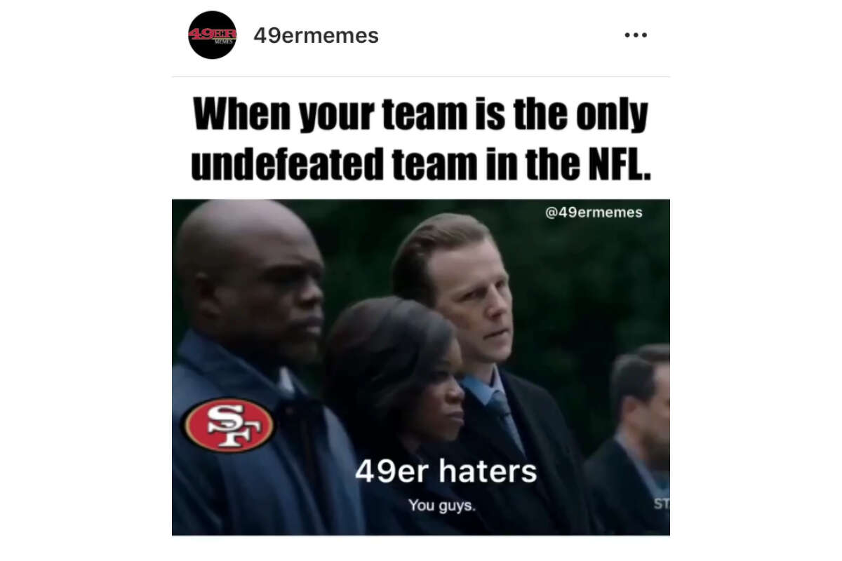 Memes cheer, mock 49ers as NFL's last undefeated team