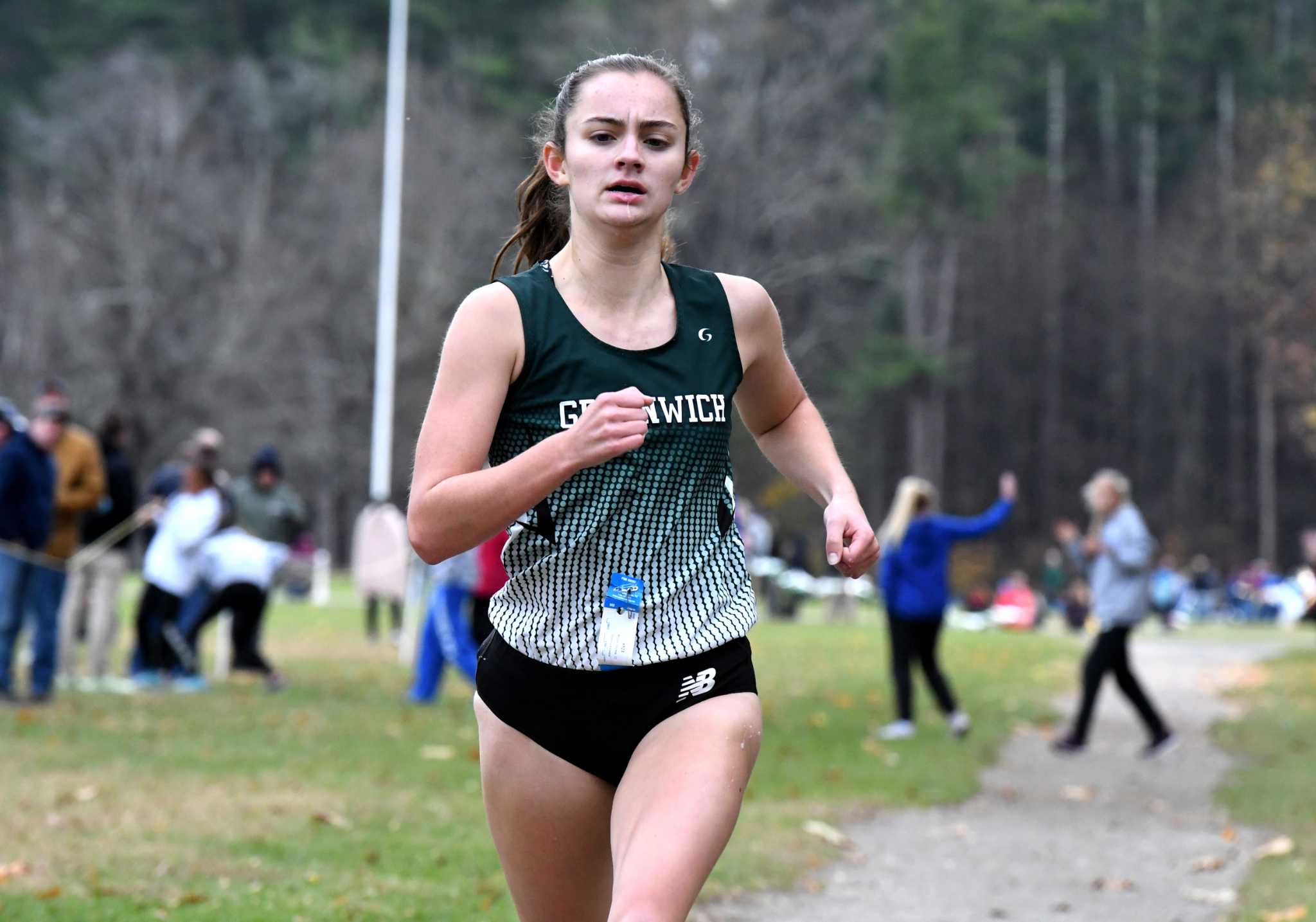 Greenwich's Brynne Wright wins fifth career title at Section II cross ...