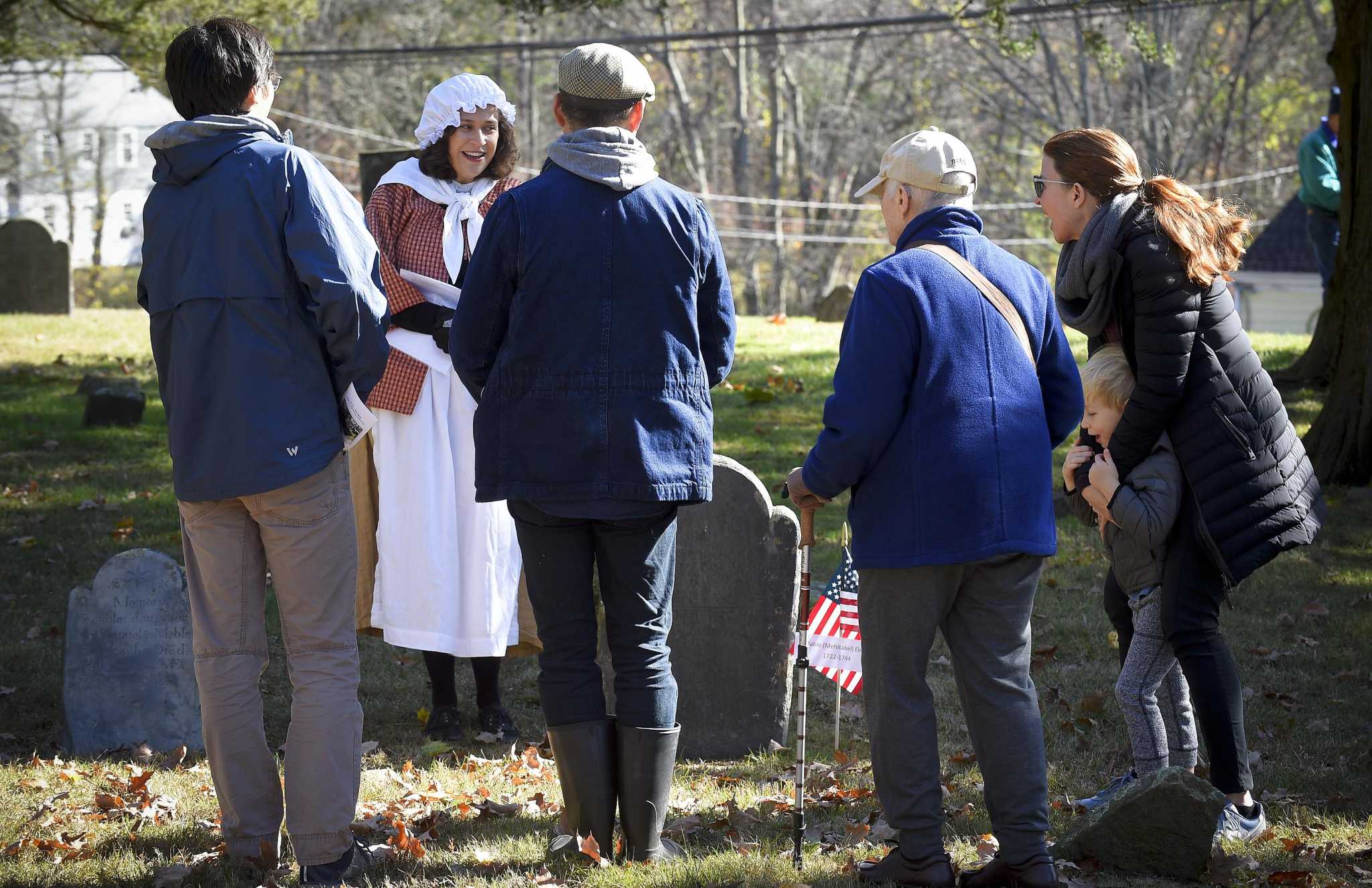 Wilton spirits come alive at Sharp Hill Cemetery