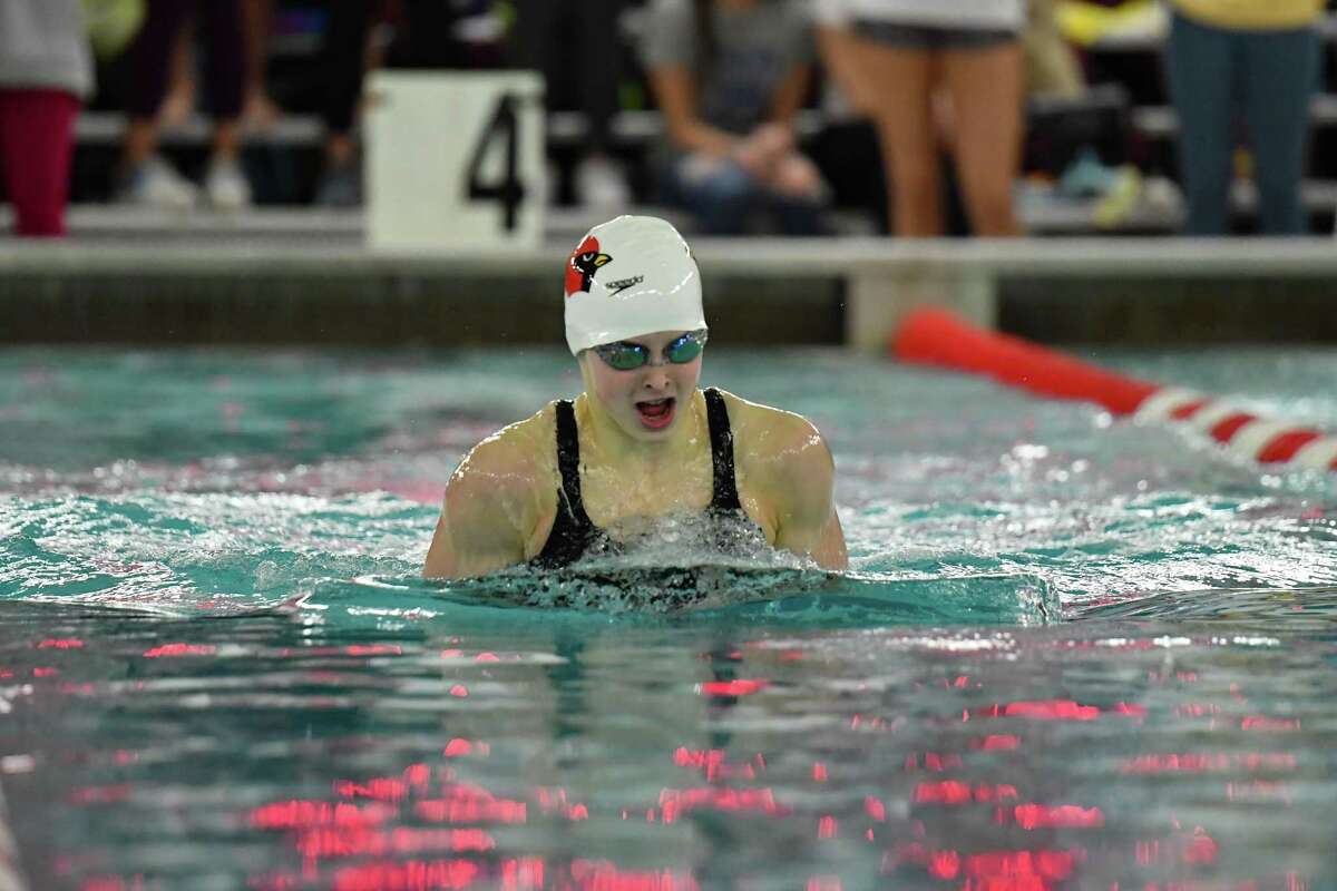 Darien Wins Fciac Girls Swimming Championship Greenwich Places Second