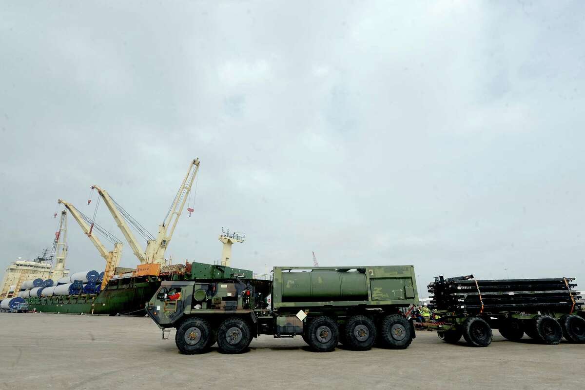 Port of Beaumont sees record military operation