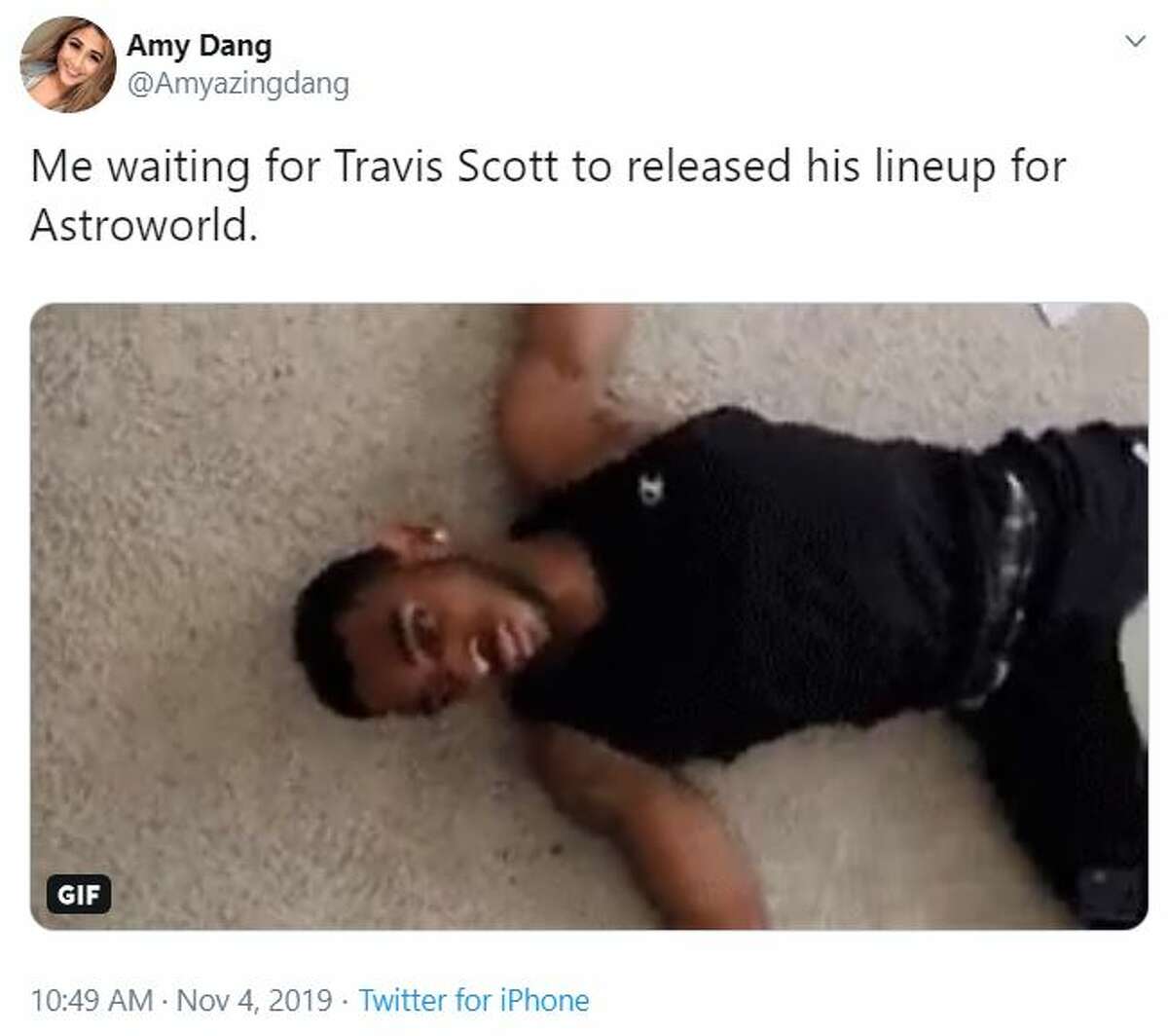 People freaked out that Astroworld Festival's lineup hadn't dropped ...