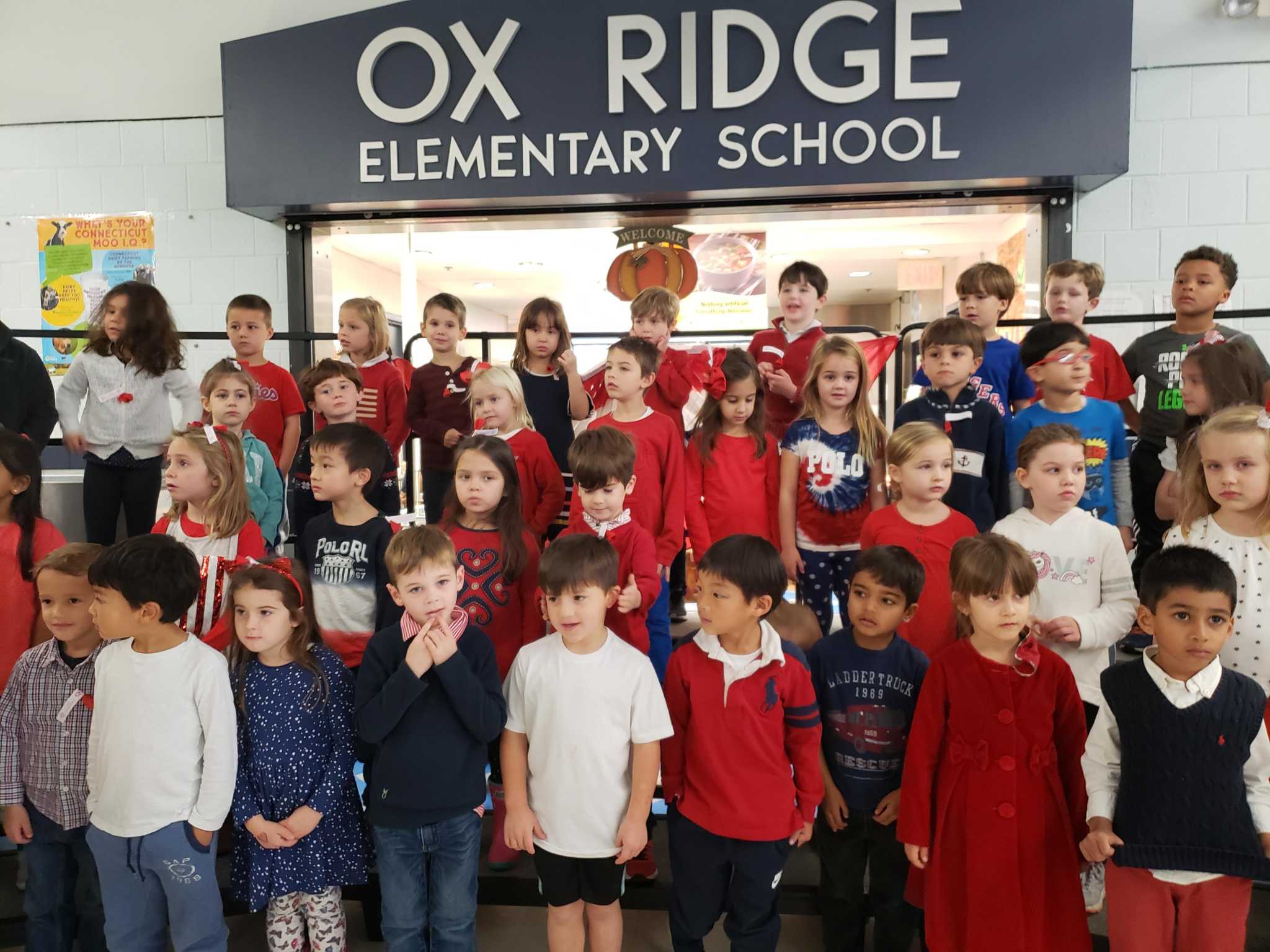 Veterans share their stories at Ox Ridge Elementary School