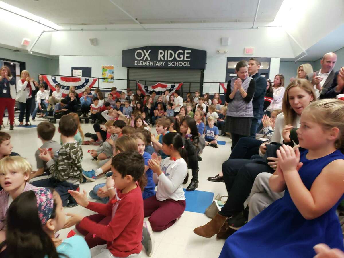 Veterans share their stories at Ox Ridge Elementary School