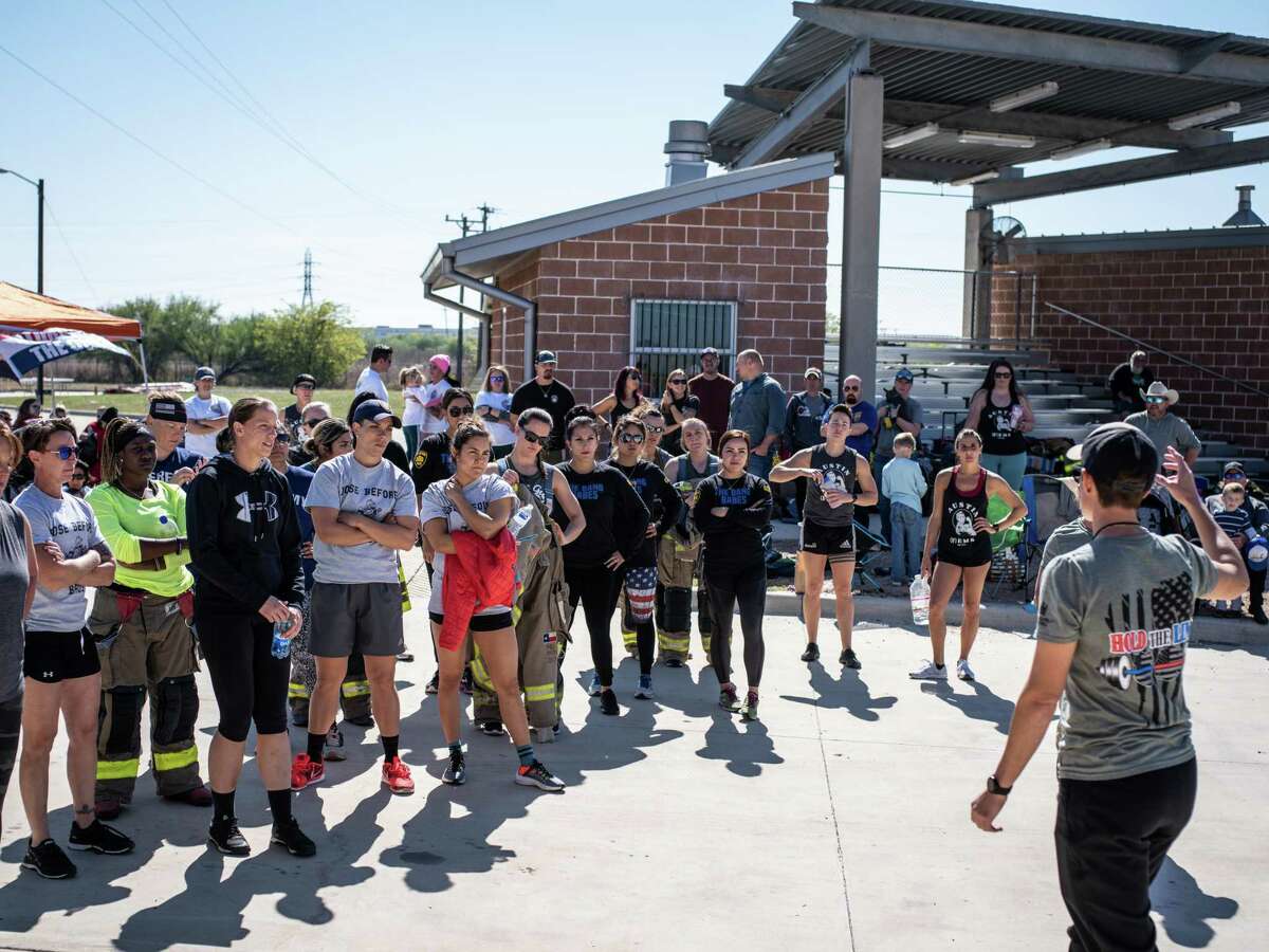 San Antonio female fire fighters and police officers compete to promote ...