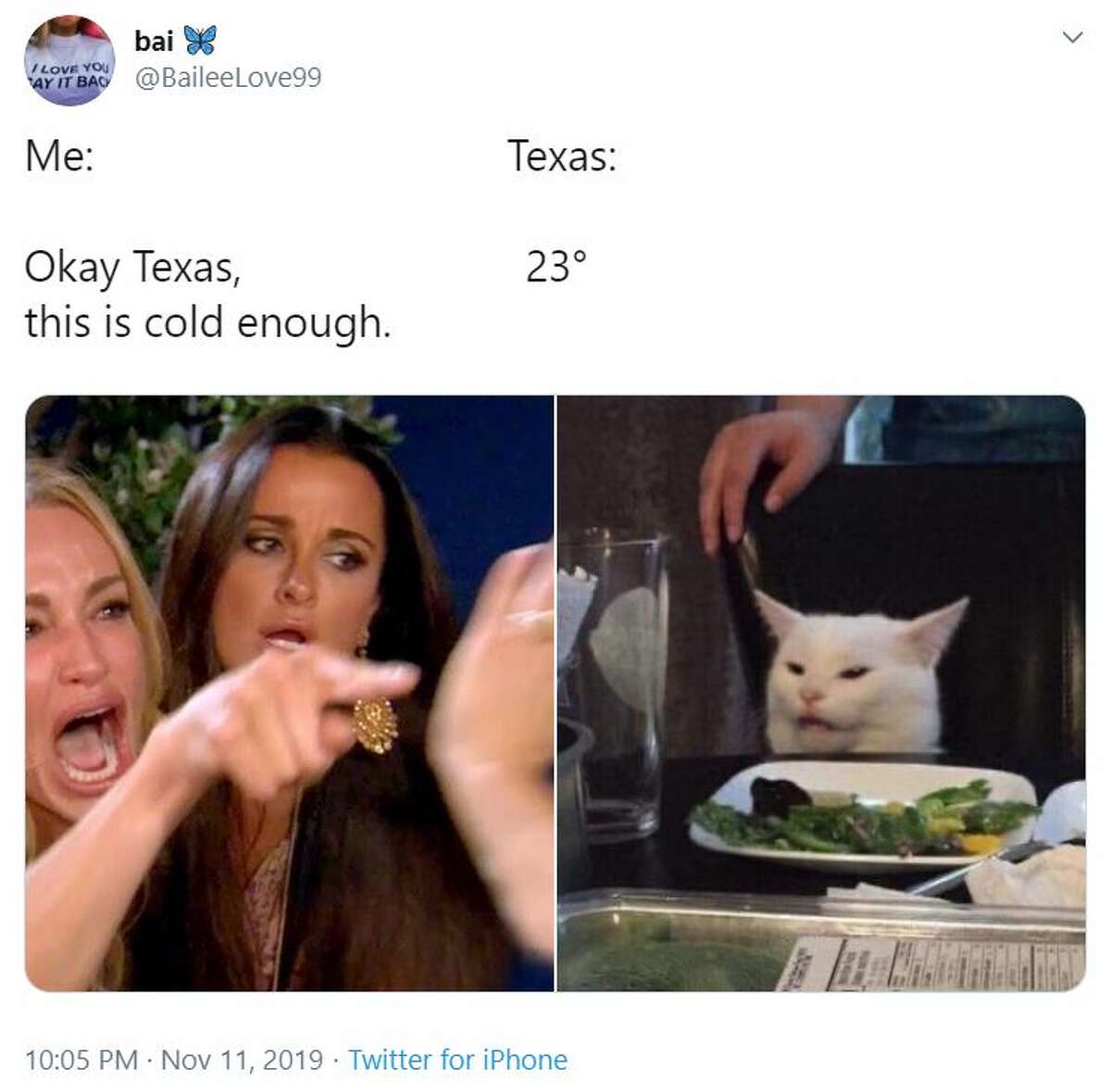 Hilarious memes go wild as cold weather hits Houston, rest of Texas