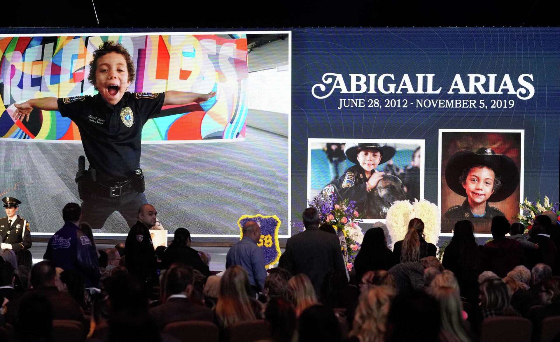 Abigail Arias, 7-year-old honorary cop, gets funeral befitting an officer