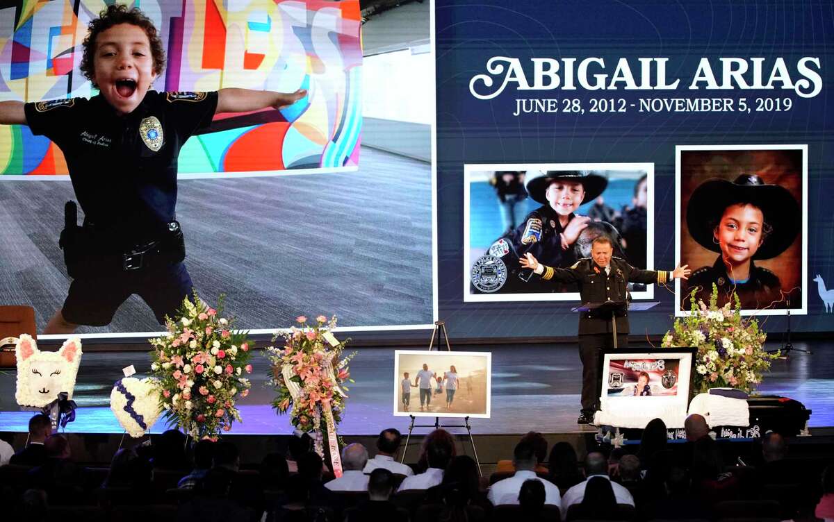 Abigail Arias, 7-year-old honorary cop, gets funeral befitting an officer