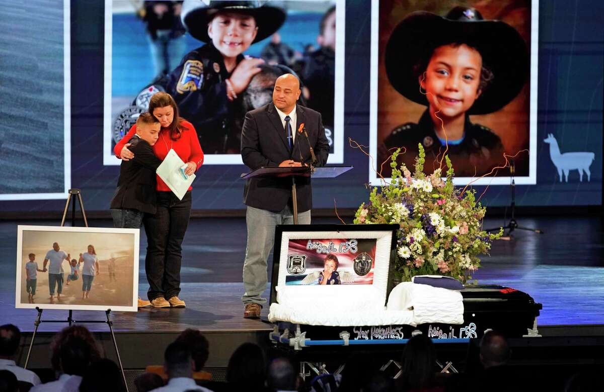 Abigail Arias, 7-year-old honorary cop, gets funeral befitting an officer