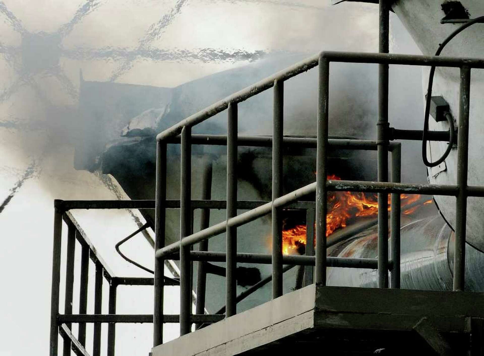 Photos: Morgan Linen Service fire in Menands