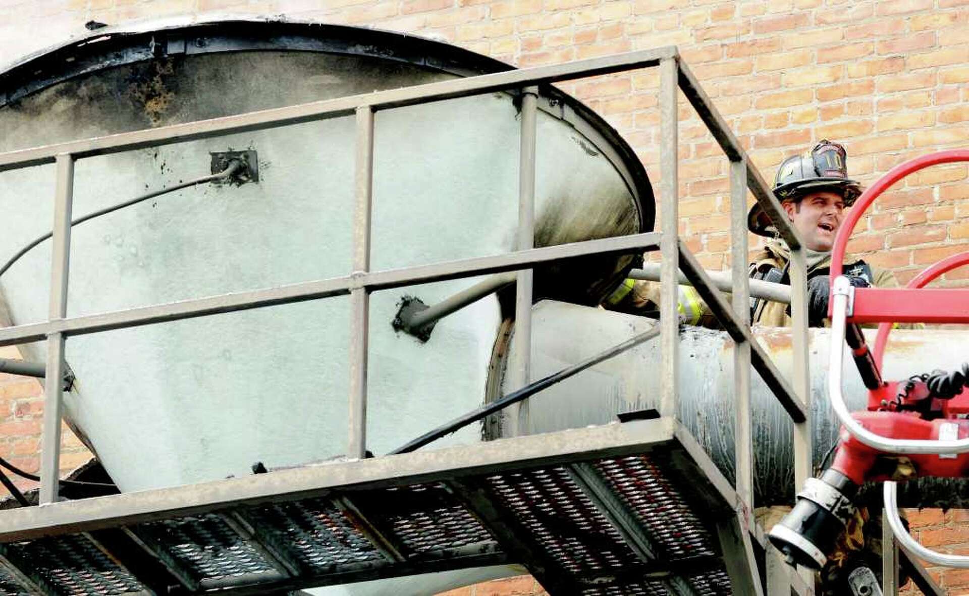 Photos: Morgan Linen Service fire in Menands