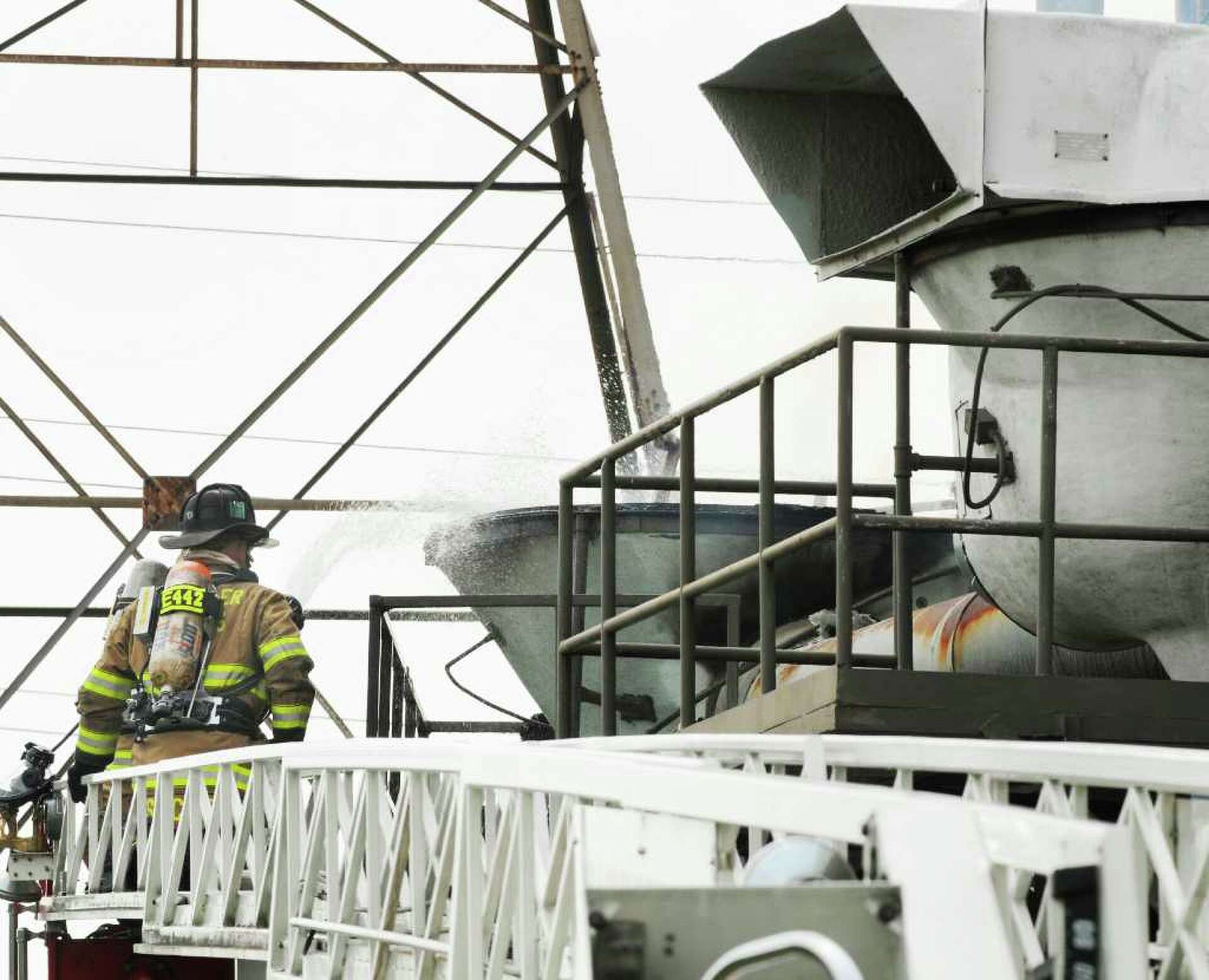 Photos: Morgan Linen Service fire in Menands