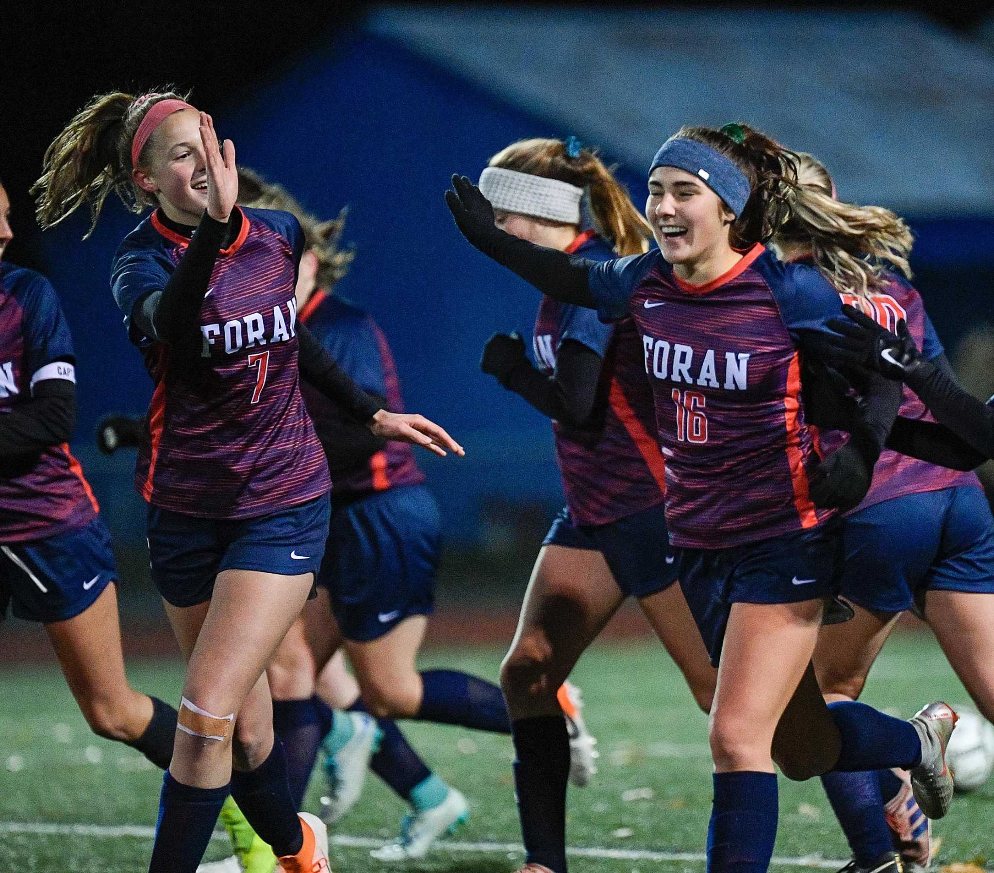 Foran girls defeat Bristol Eastern in state soccer
