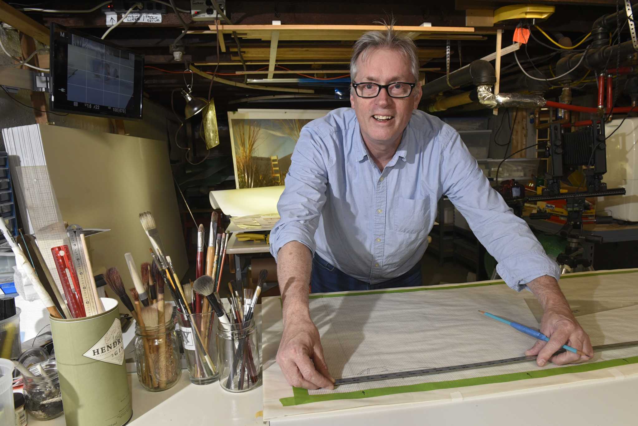Artist Ken Ragsdsale constructs memories