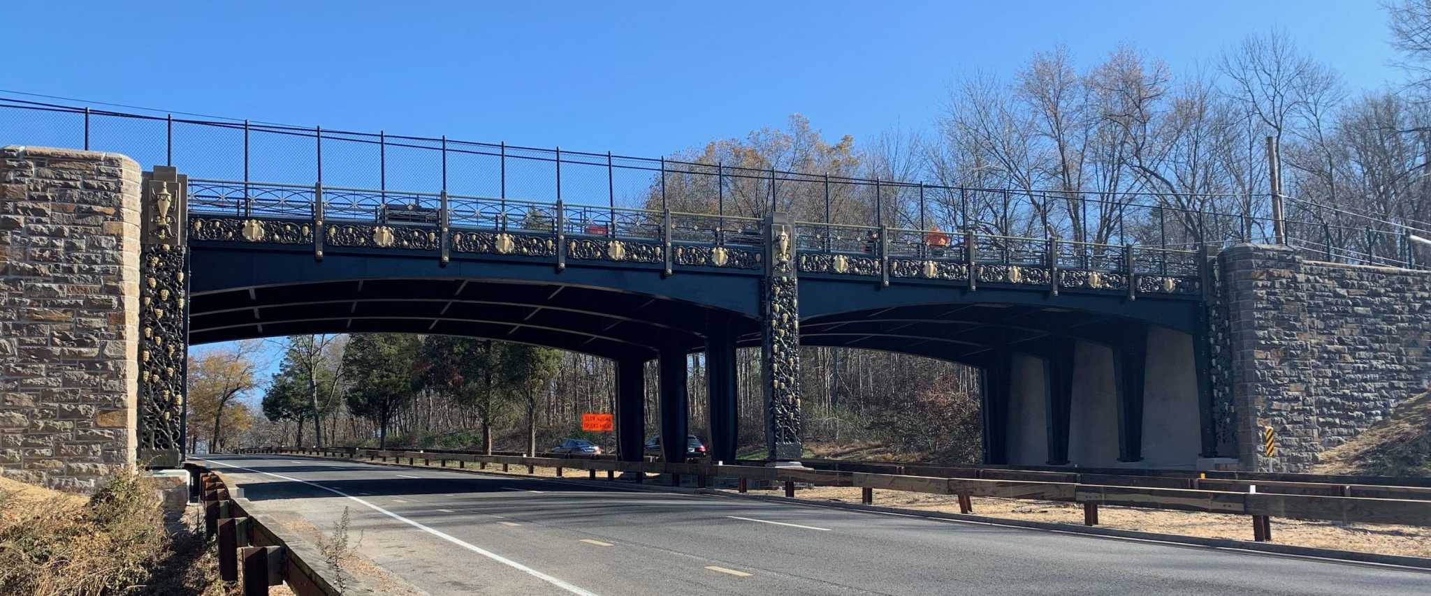 Before and after: Bridge over the Merritt to reopen in Greenwich