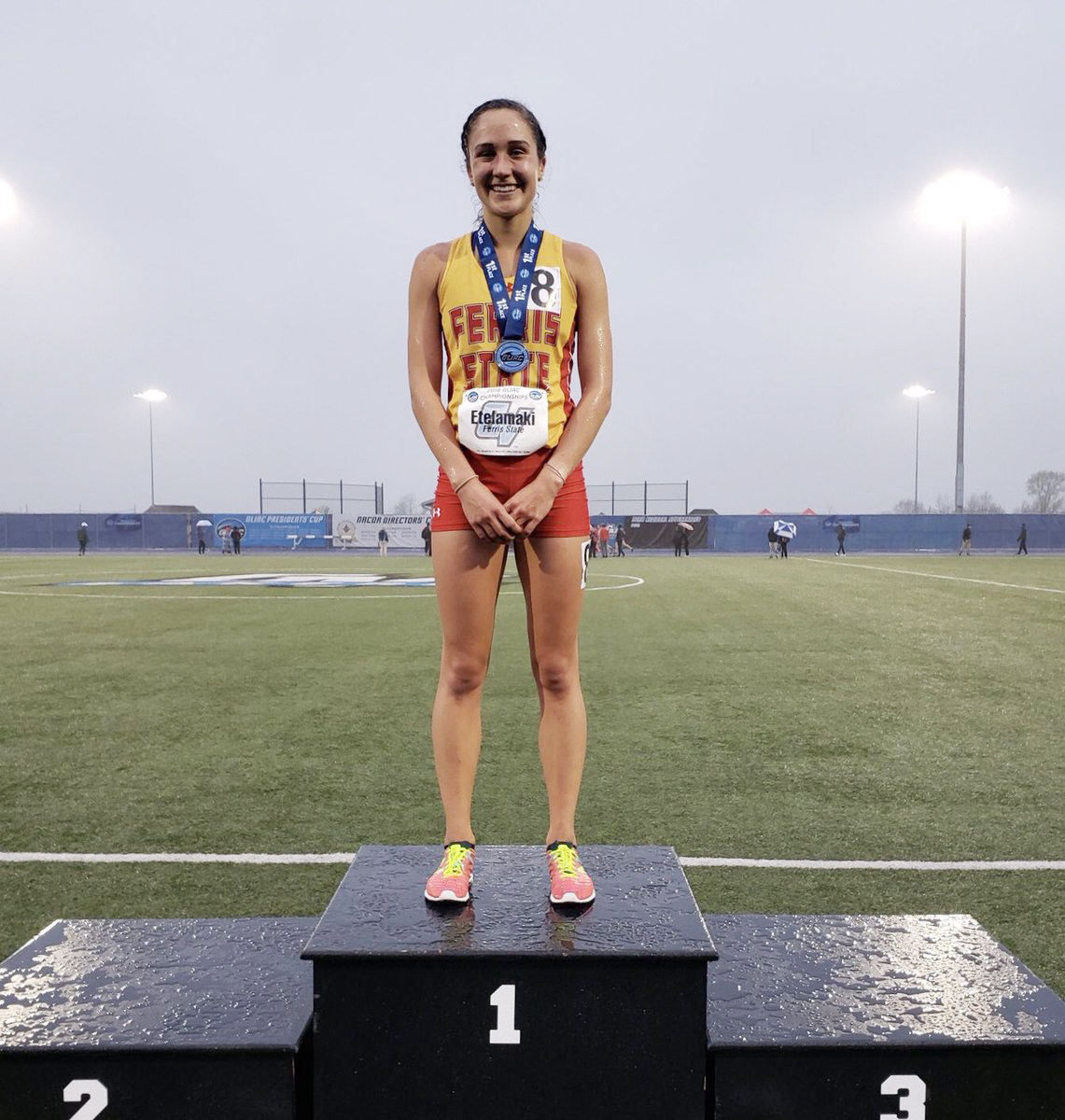 National spotlight: Ferris runner returns to the big stage