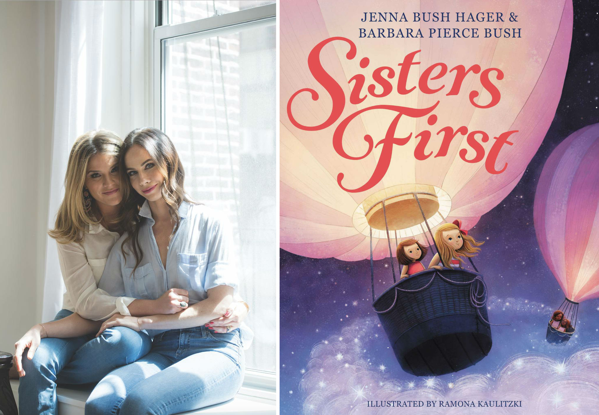 Bush sisters celebrate sisterhood in new children’s book