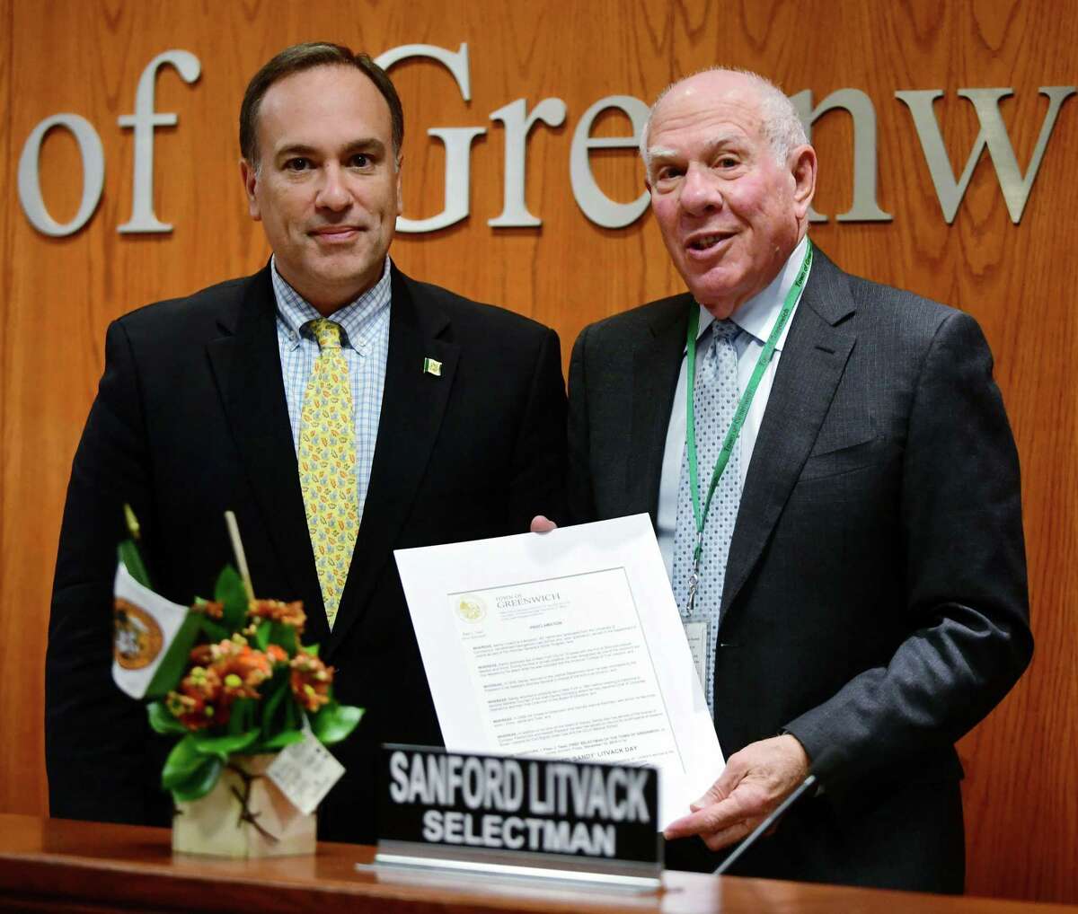 Tesei, Toner and Litvack bid farewell at final Board of Selectmen meeting