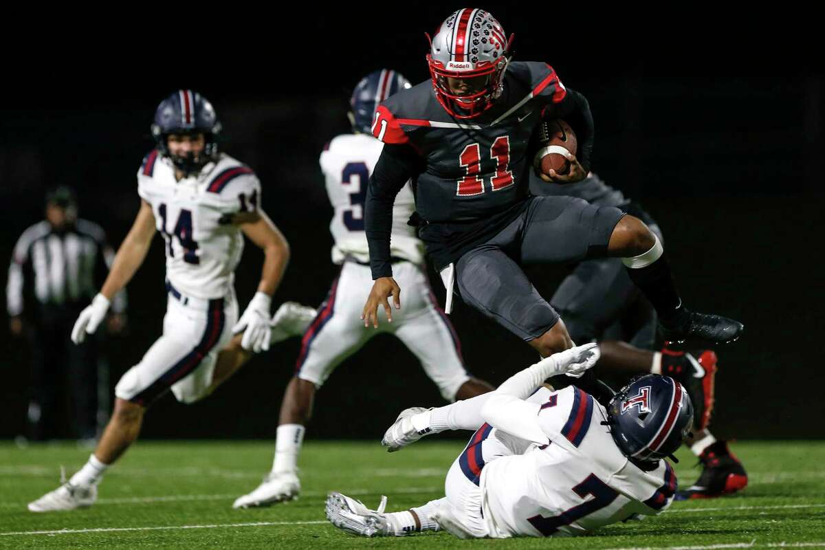 Texas commit Jalen Milroe rallies Tompkins past Travis in playoff opener