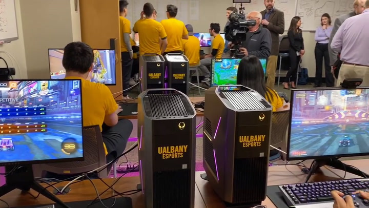 UAlbany unveils state-of-the-art gaming arena