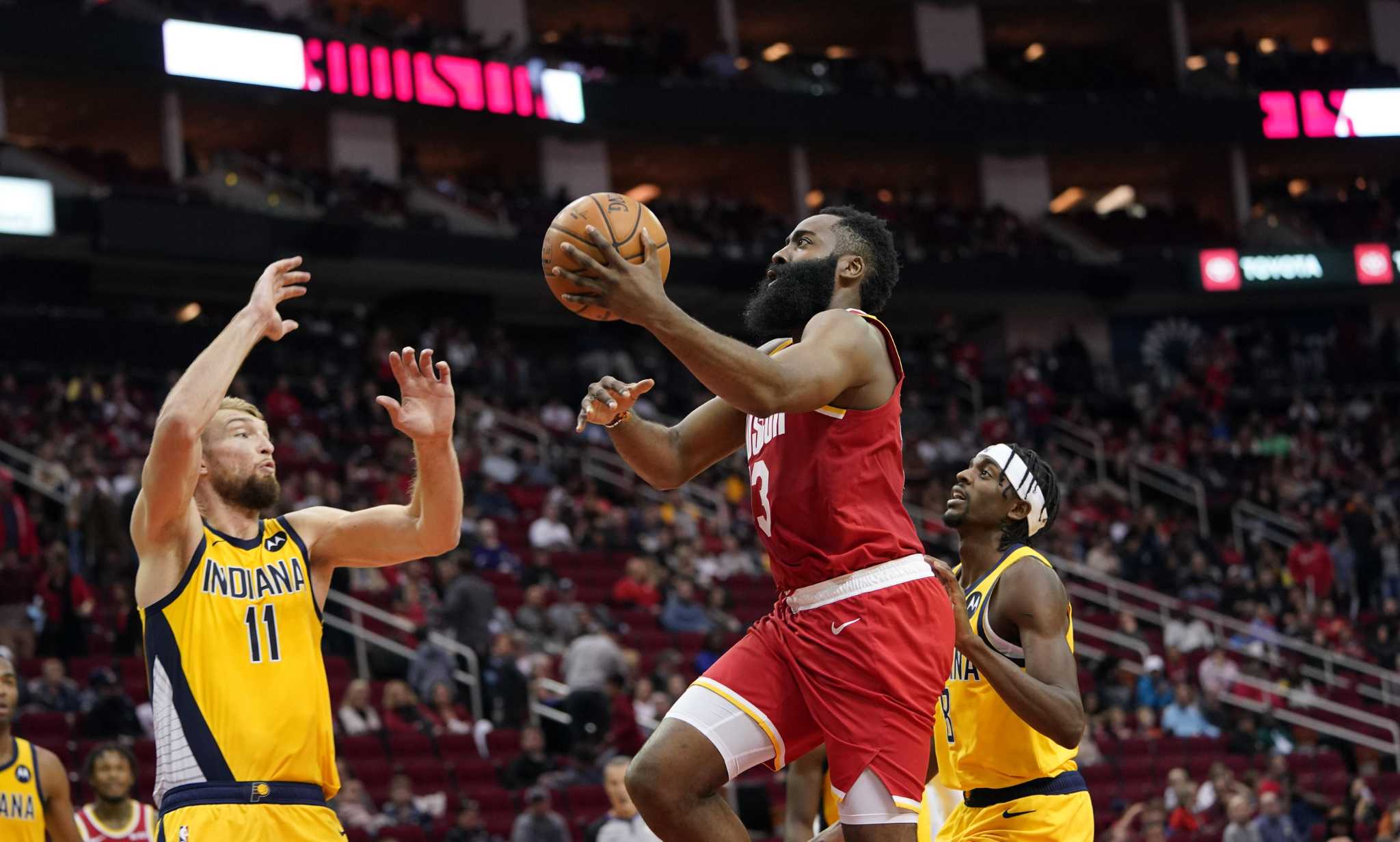Rockets edge Pacers for 6th consecutive win
