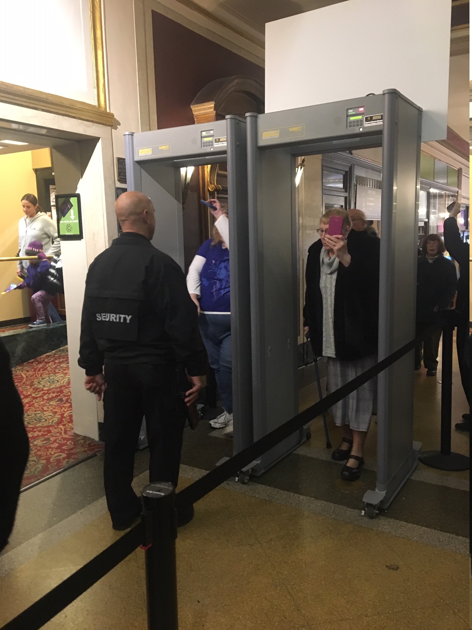 Proctors walk-through security devices make debut