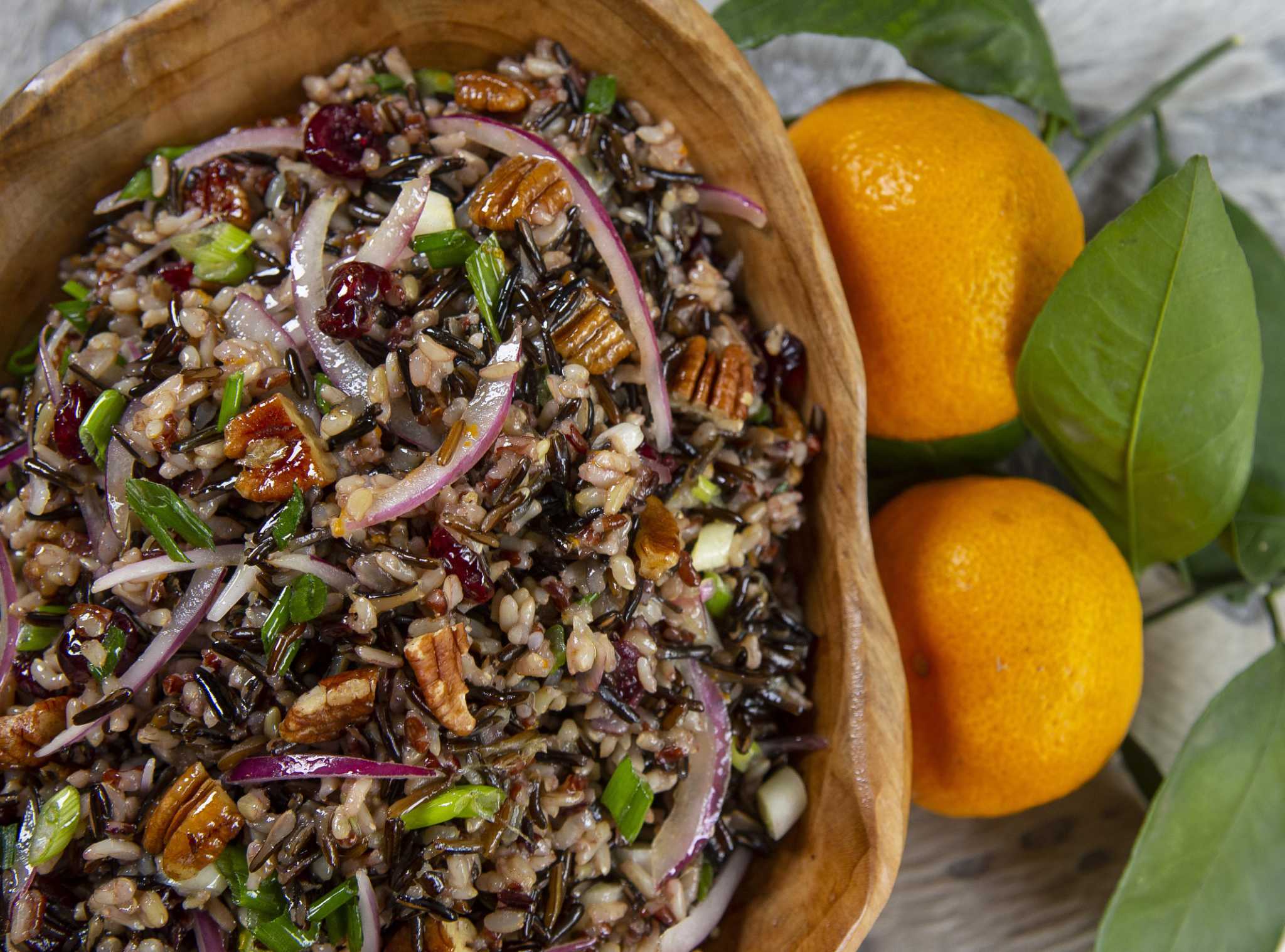 Thanksgiving recipe: Wild Rice Salad with Dried Cranberries, Toasted ...