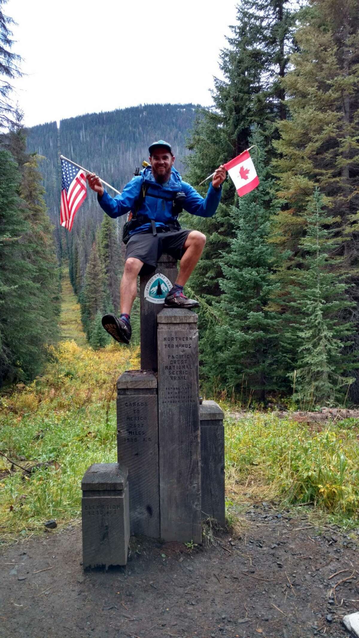 Midland's Glynn completes rare Triple Crown of Hiking