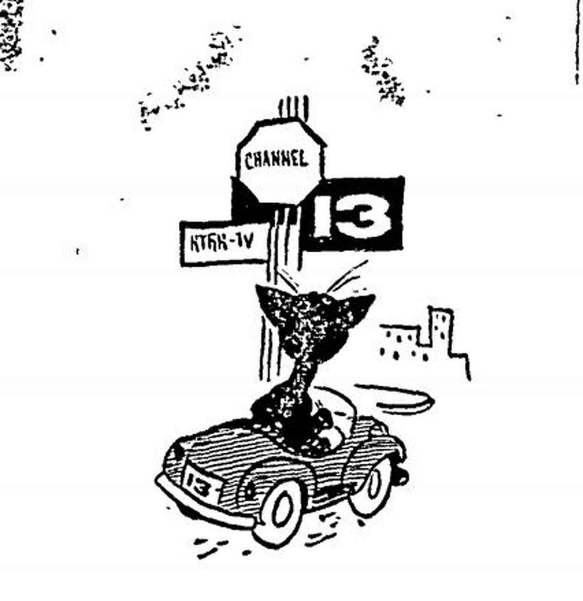 Newspaper ads touted new televisions as KTRK went on the air in 1954