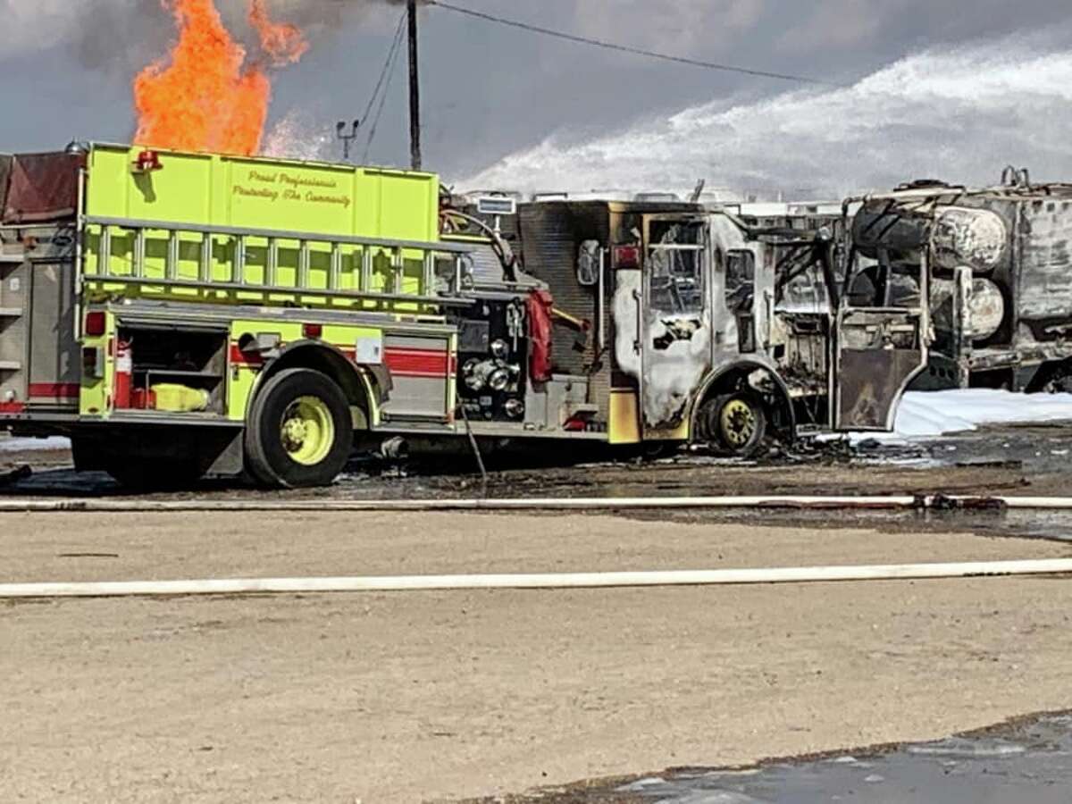 Hot oiler truck explosion causes fire in southeast Midland