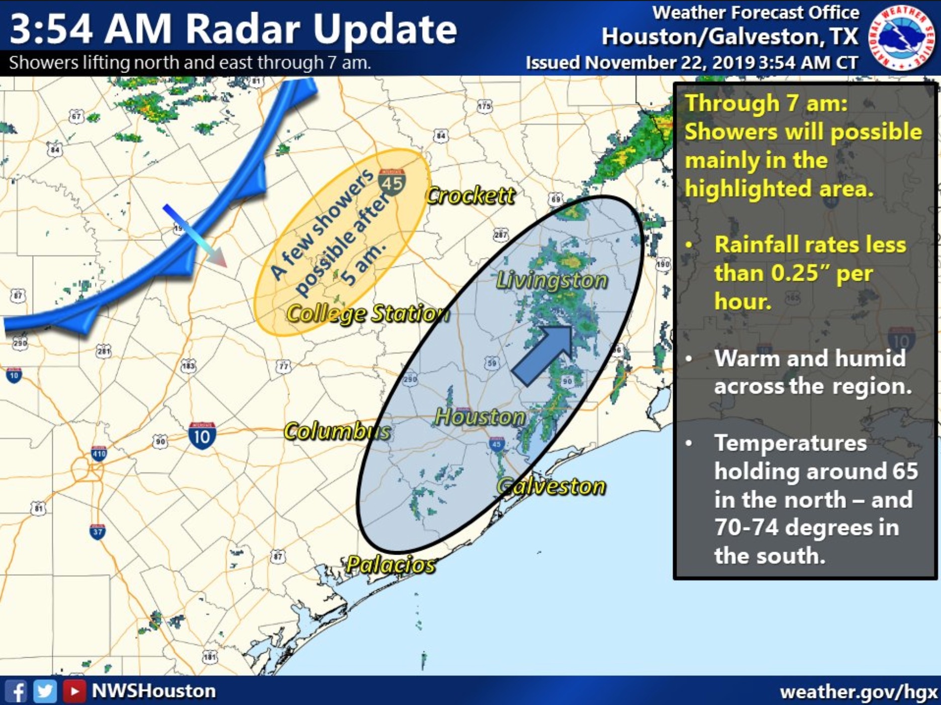 Here’s when the cold front will hit Houston on Friday