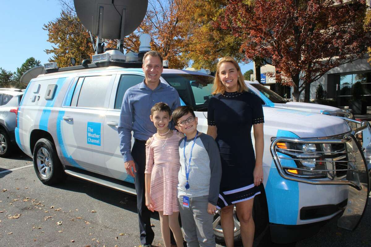Texas Make-A-Wish child meets their idol at the Weather Channel