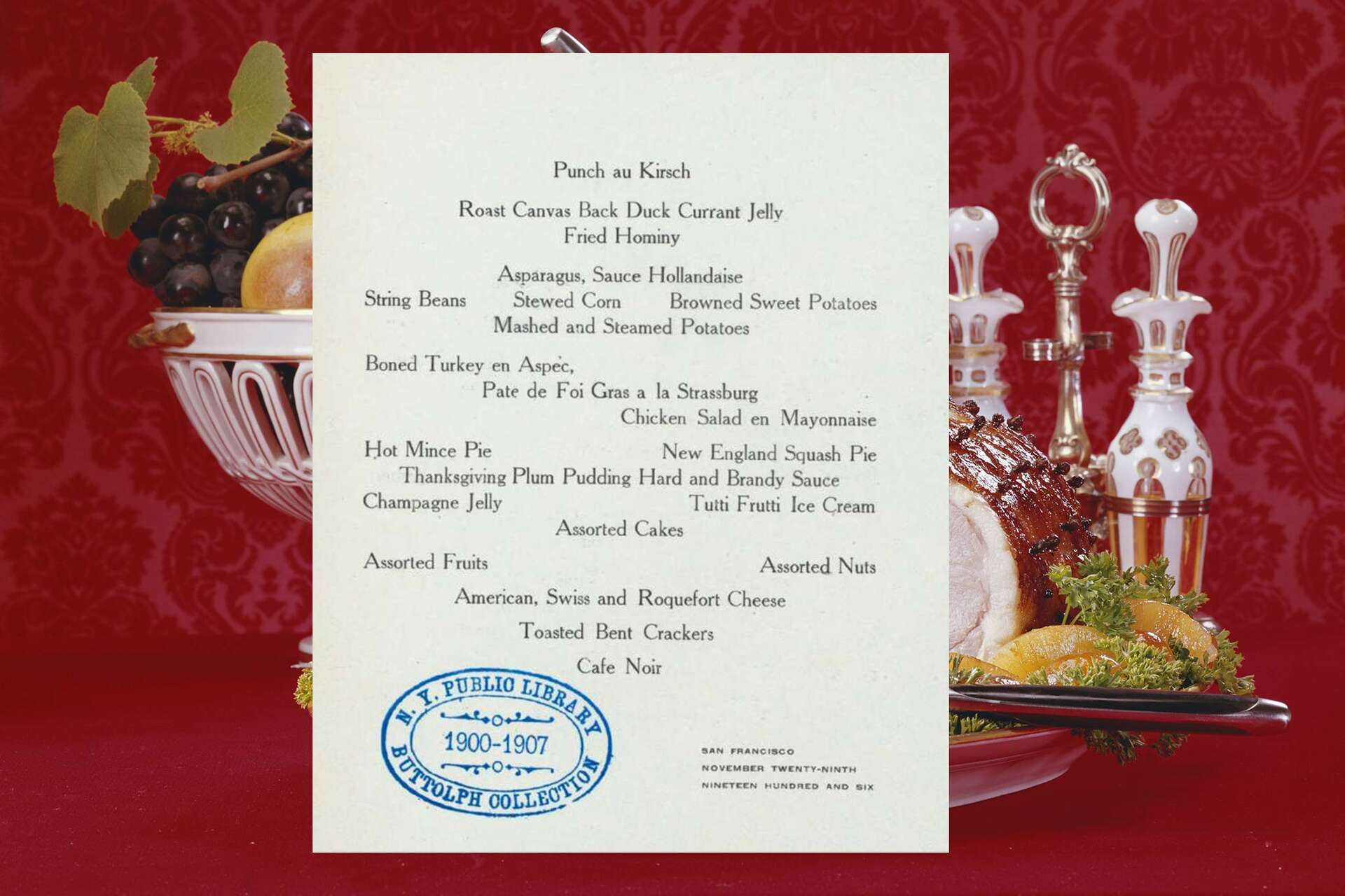 Historic SF restaurant menus show what people were eating on ...