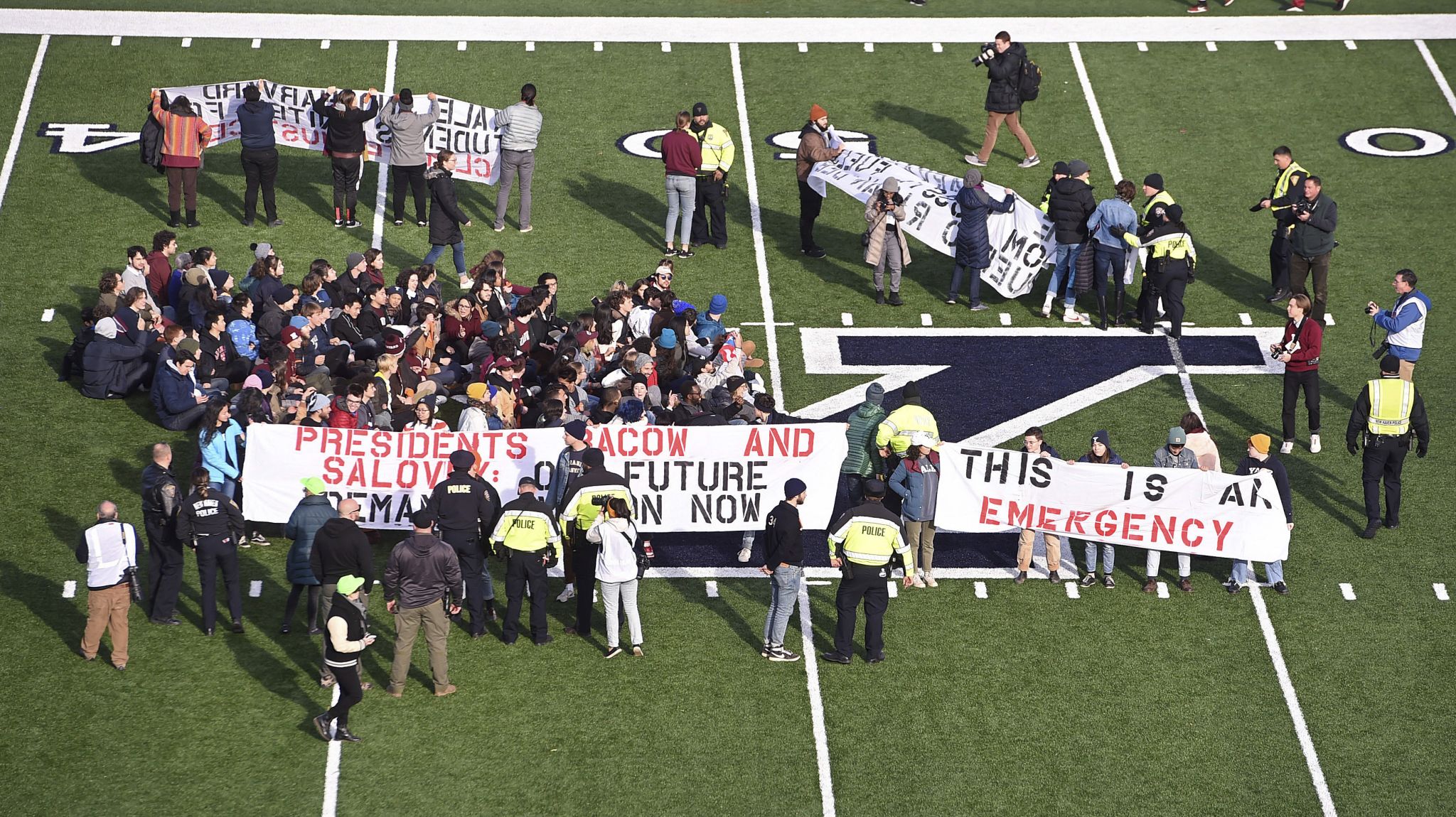 Yale stuns Harvard as protest draws national attention, dozens of arrests