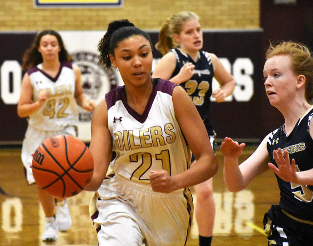 PREP GIRLS BASKETBALL: Griffins use 31-0 run to bury Oilers, win Dupo ...