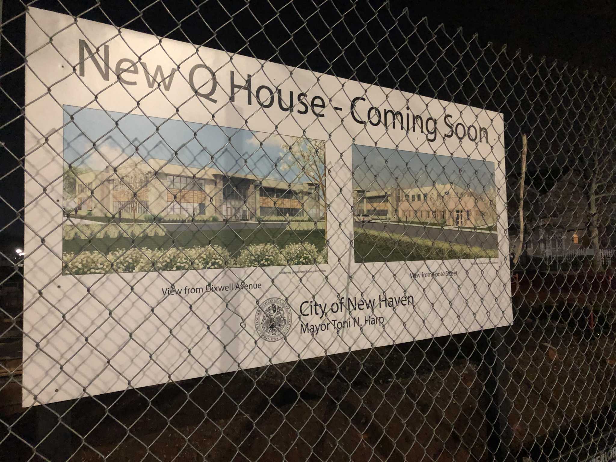 Foundation for new Q House being laid in New Haven