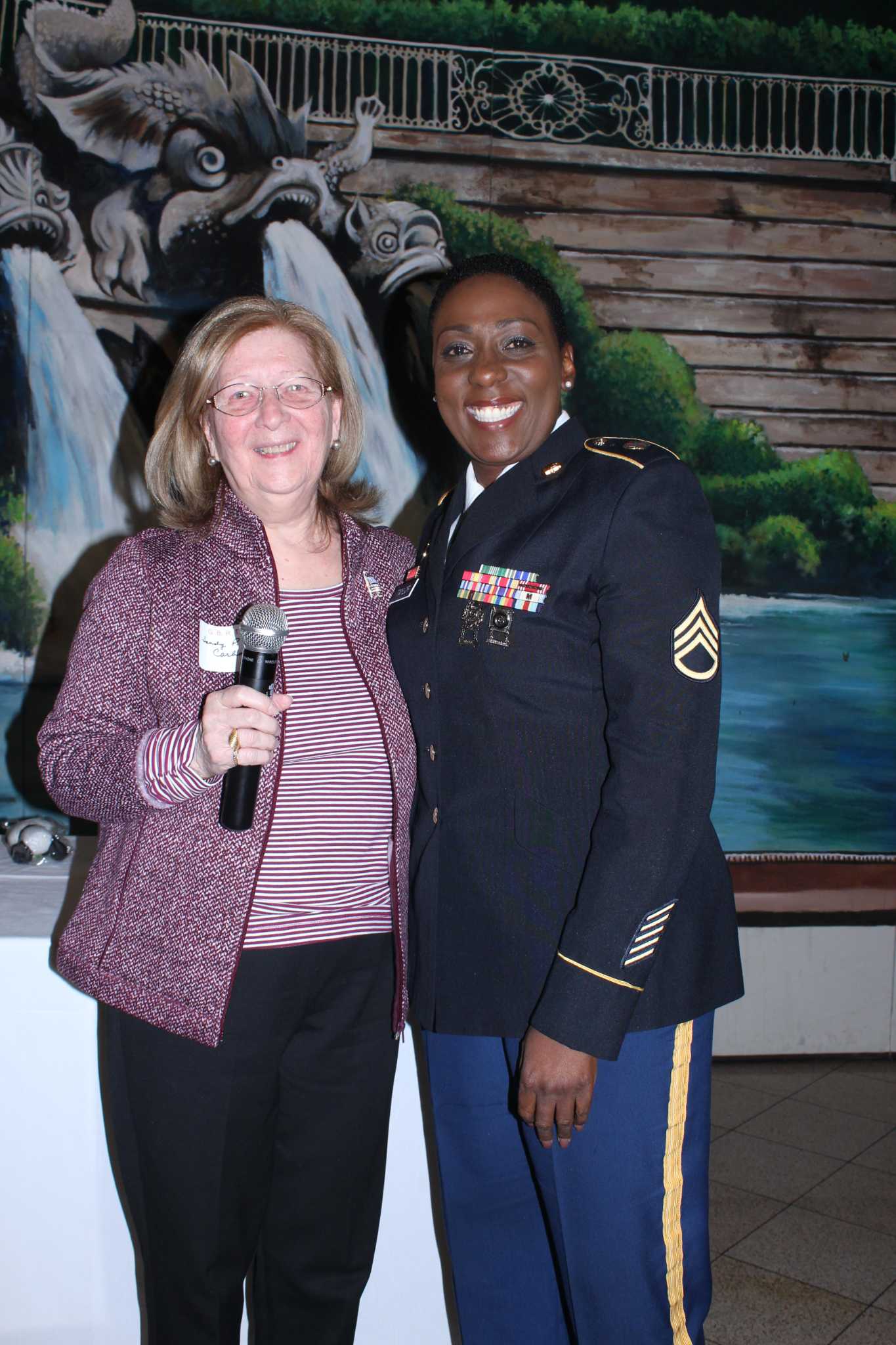 Retired staff sergeant speaks for veterans