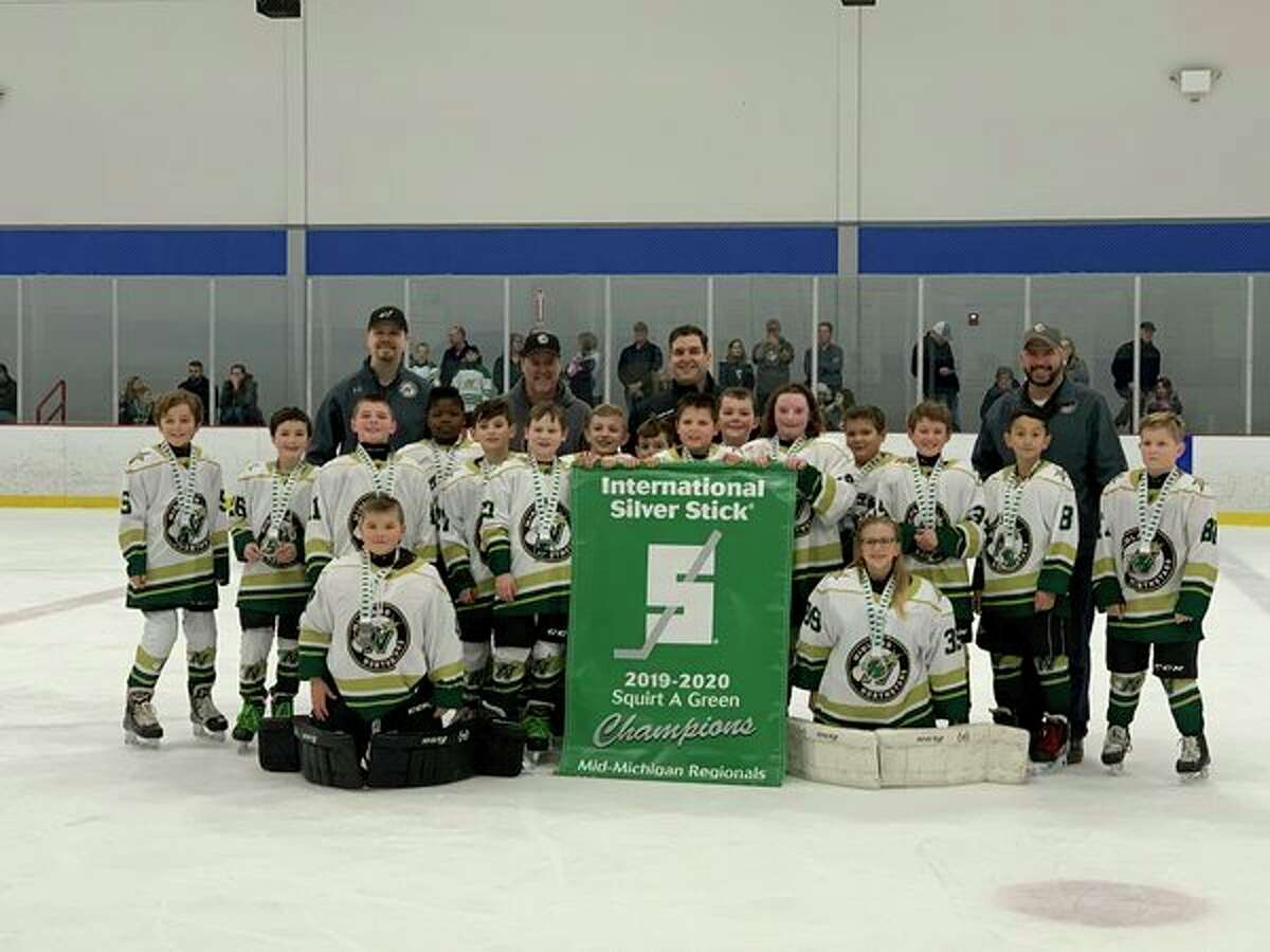 Squirt A Midland Northstars win Regional Silver Stick title
