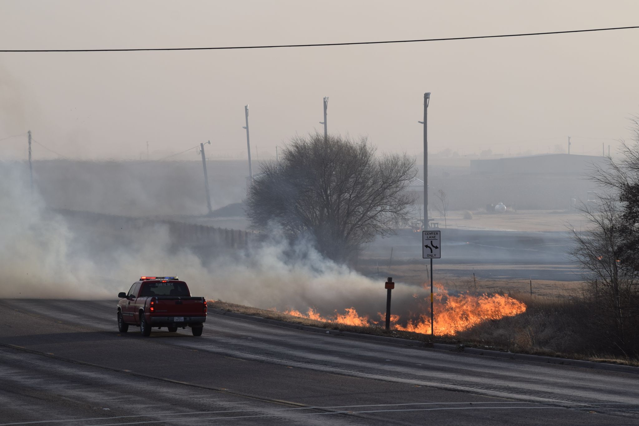 Update: Wind, power lines to blame for Tuesday afternoon wildfire