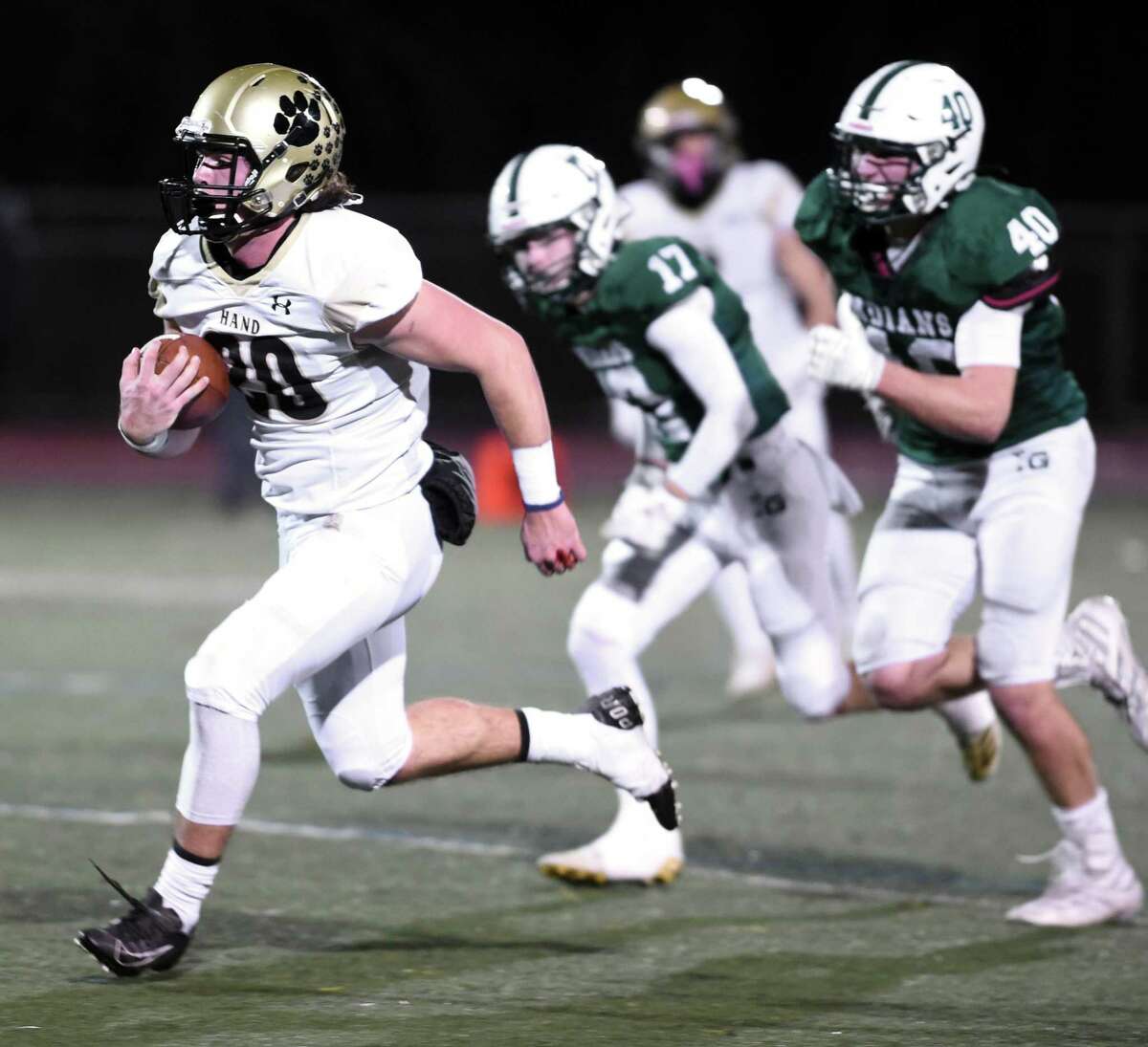 No. 1 Hand primed for playoffs, crushes Guilford behind Billings, McCabe