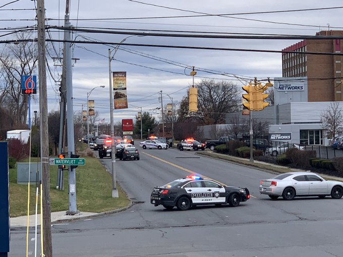 Chase, standoff end peacefully outside Albany TV studio