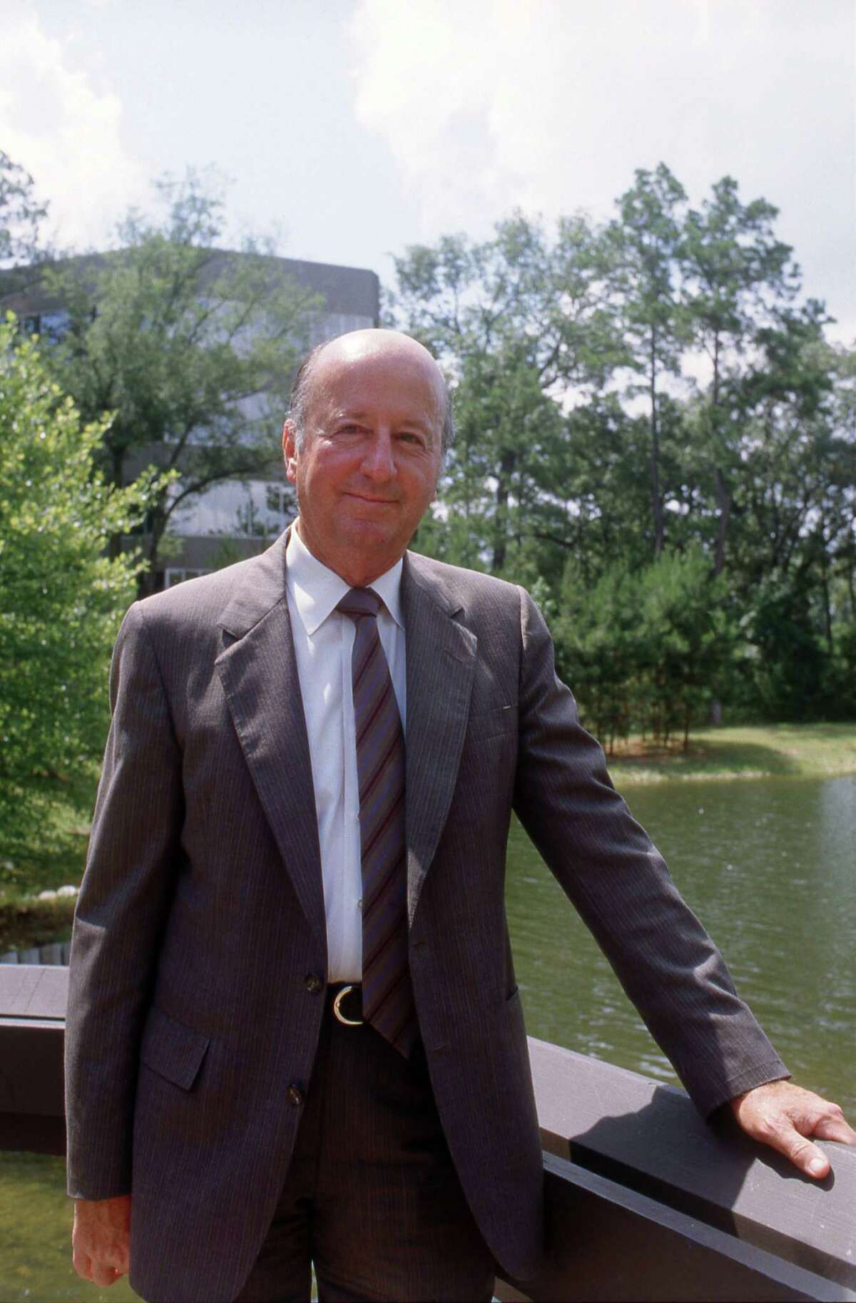 George Mitchell. The Woodlands developer and his work were inseparable.